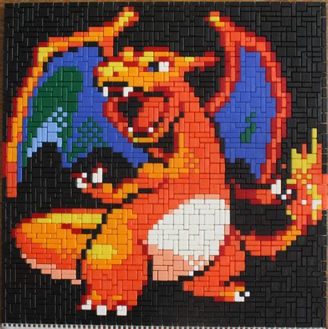 Charizard Pixel Art Ministeck By Siemco On DeviantArt