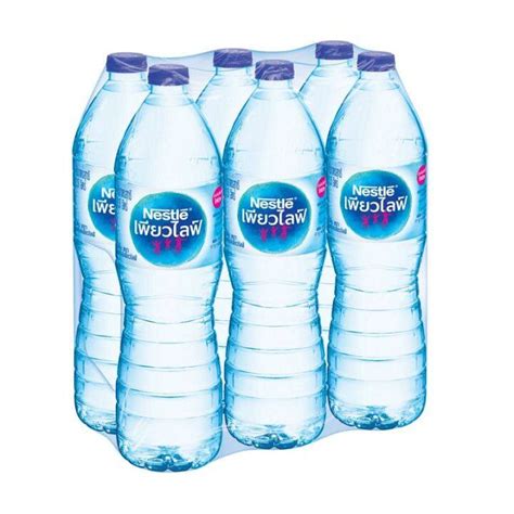 [พร้อมส่ง ] เนสท์เล่ เพียวไลฟ์ น้ำดื่ม ขนาด 1500 มล แพ็ค 6 ขวดnestle Purelife Drinking Water