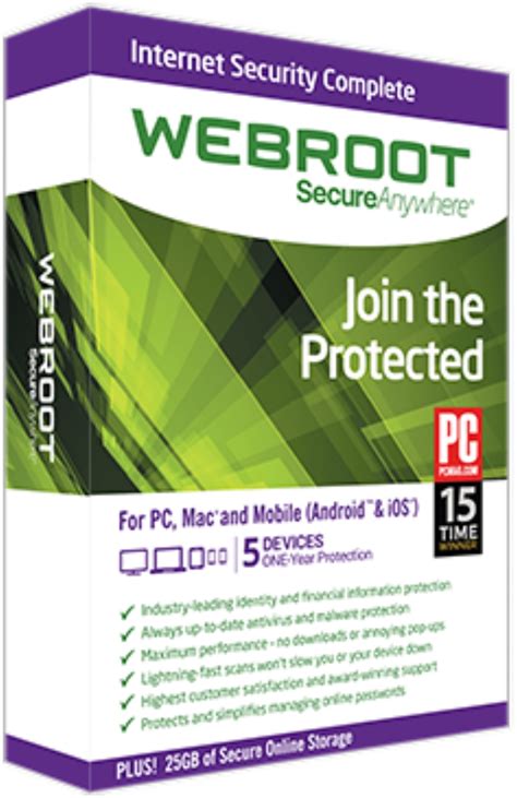 Webroot Internet Security Complete 2018 10 User Peryloop
