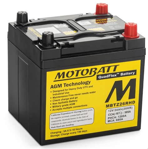 Polaris Rzr Motobatt Battery Replacement Utv Direct