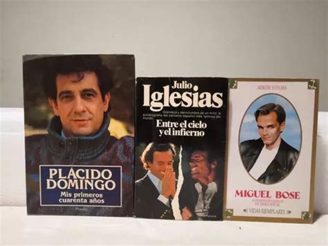 Julio Iglesias Plácido Domingo Miguel Bose Mercadolibre