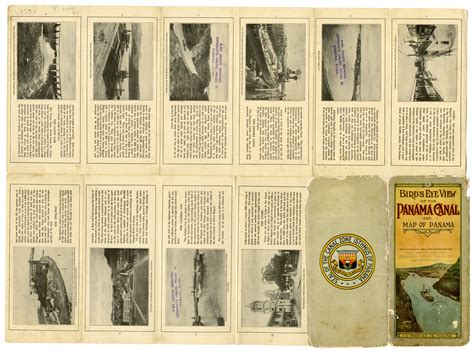Antique Map View Panama Canal Anonymous Levy Maduro 1915 · Pictura