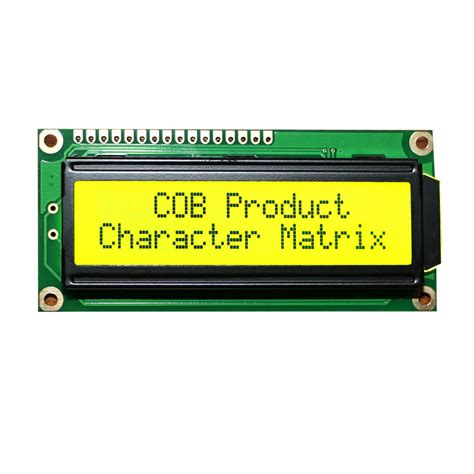 Lcd 1602 Liquid Crystal Display Yellow Green Color Lcd Module And Lcd