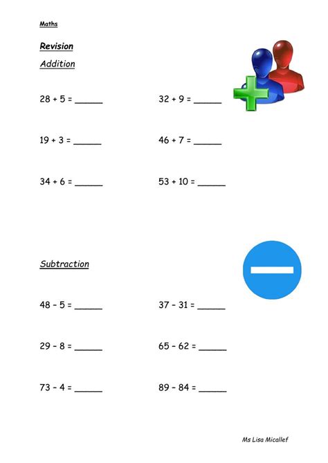 Addition And Subtraction Interactive Worksheet Live Worksheets