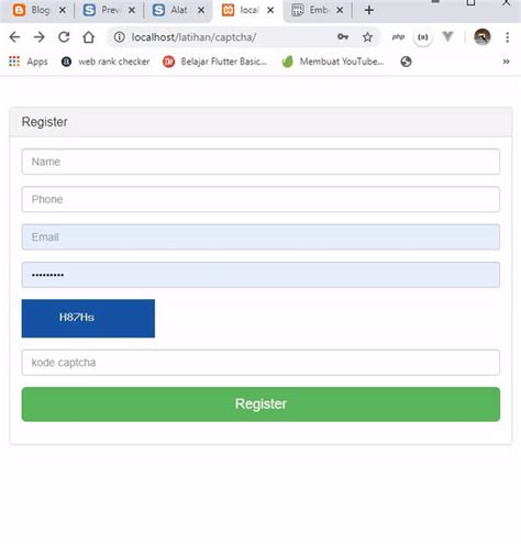 Cara Mudah Membuat Captcha Di Php Tanpa Plugin Sahretech