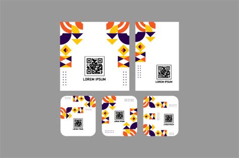 Different Size Creative Qr Code Label Graphic By Muhammad Rizky Klinsman Creative Fabrica