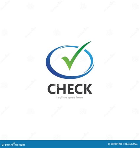 Checklist Check Mark Check Logo Template Vector Stock Vector