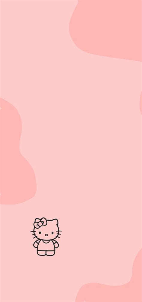 Hello Kitty Wallpaper Pink Light Pink Pastel Pink Aesthetic Wallpaper