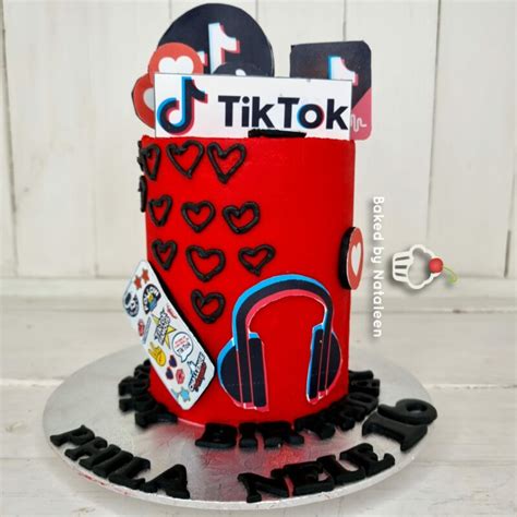 Tik Tok Birthday Cake 1 Baked By Nataleen
