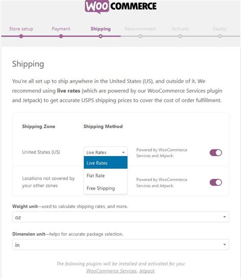 Configuring Flat Rate Shipping In Woocommerce