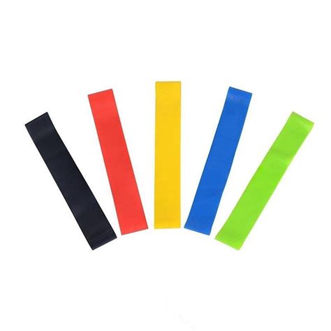 Resistance Band Set 5 Levels Available Gym Latex Leg Strength Training