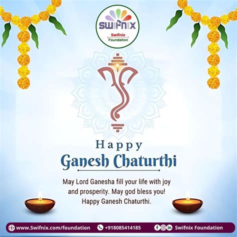 Swifnix Foundation On Linkedin Ganeshchaturthi2024 Divineblessings