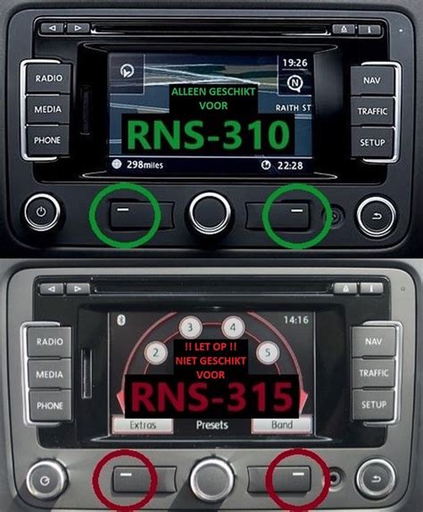 Volkswagen Navigation FX RNS 310 SD West Europa 2020 V12 Bol