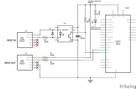 USB MIDI Adapter Arduino Project Hub