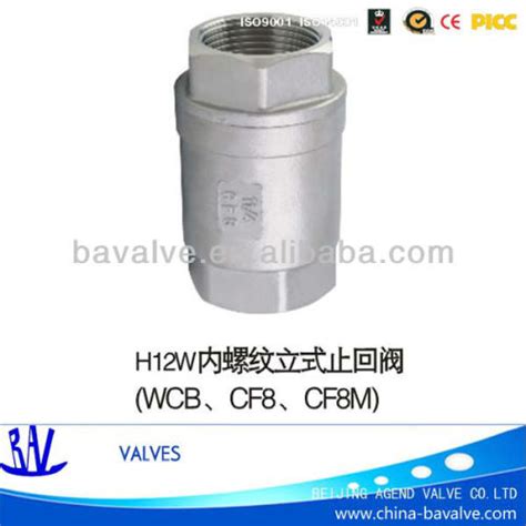 Spring Loaded Vertical Check Valve High Quality Spring Loaded Vertical