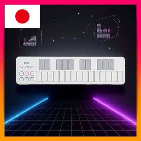 Korg Nanokey2 Wh Slim Usb Midi Keyboard Controller 25 Key White For Music Production And Daws