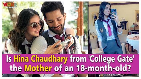 Is Hina Chaudhary from 'College Gate' the Mother of an 18 month old ...