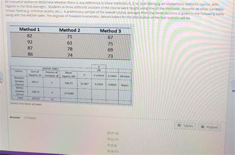 Solved An Instructor Wishes To Determine Whether There Is