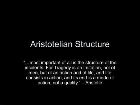 Aristotelean Structure