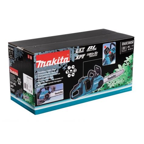 Makita DUC Z V V Li Ion Twin Cordless Brushless Chainsaw Cm