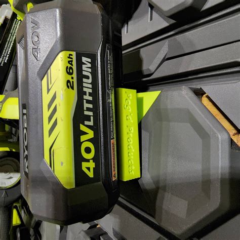 Single Ryobi V Battery Holder For Ryobi Link Storage System Etsy Storage System Ryobi