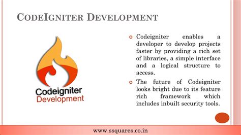Ppt Codeigniter Development A Powerful Php Framework Powerpoint Presentation Id 8292703