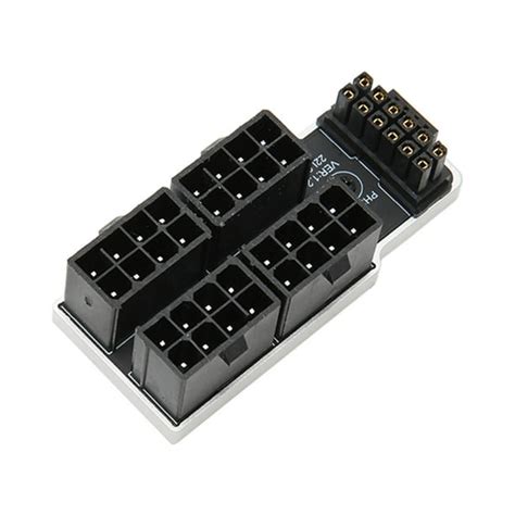 Adaptador En ángulo Ascendente Atx 4 8p Placa Adaptadora De Corriente