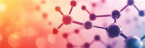 Colorful Abstract Backdrop Featuring An Array Of Molecules And Chemical