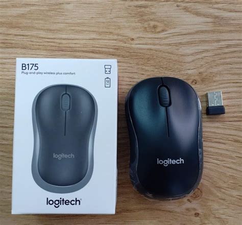 Logitech B Wireless Mouse Black Unity Pc