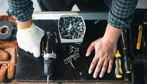 Premium Photo Close Up Asian Man Hand Holding Electric Cordless