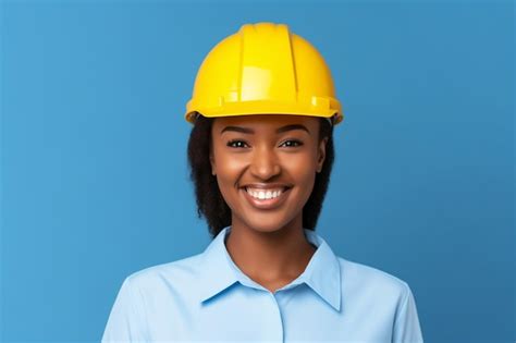 Premium Ai Image Young African American Woman Wearing A Yellow
