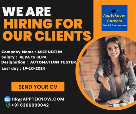 Appteknow Careers On Linkedin Company Name Ascendium Job Role