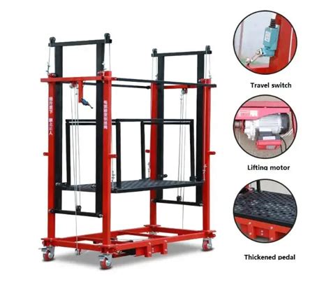 Detachable Bracket Electric Lifting Scaffolding System Steel Pipe Bracket Platform Construction