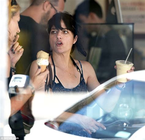 Selma Blair In Flowing Dress As She Indulges Son Arthur With Ice Cream