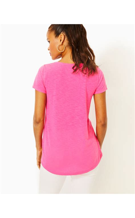 Etta Scoop Neck Top Roxie Pink The Islands A Lilly Pulitzer