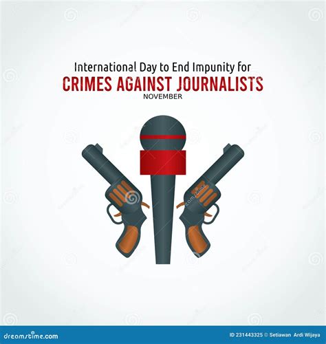 Vector Graphic of International Day To End Impunity for Crimes Against Journalists Stock Vector ...