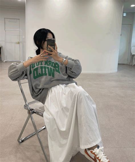 주문폭주💥당일 비조 플레어 뒷 밴딩 롱 플레어 롱 데일리 스커트 2color 에이블리