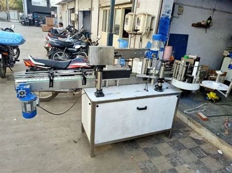 Stainless Steel Hz Automatic Sticker Labelling Machine V Capacity Lables Min At Rs