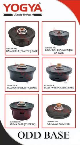 Suitable For Bajaj Mixer Jar Base Socket And Usha Jar Adapter At Rs 60