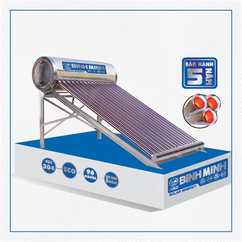 Máy nước nóng năng lượng mặt trời Bình Minh Gold 120 Lít