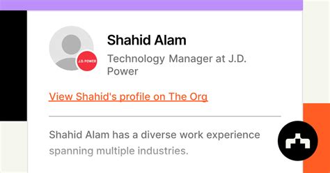 Shahid Alam Technology Manager At Jd Power The Org