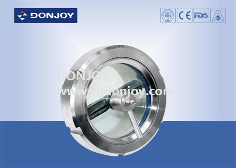 Waterproof Sanitary Design Stainless Steel Sight Glass Flanged Sight