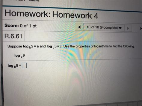 solved homework homework 4 score 0 of 1 pt 10 of 10 9