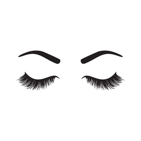 Eyelashes And Brows Svg Png Dxf Digital Download Clipart Cricut