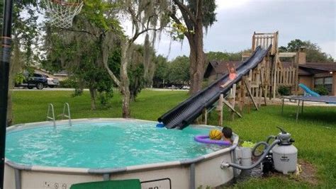 Homemade Waterslide Outdoor Projects Outdoor Decor Outdoor