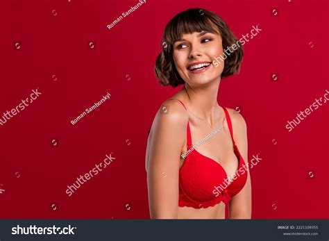 Profile Side View Portrait Attractive Cheerful Stock Photo Shutterstock