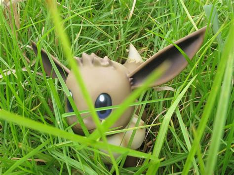 3d Printed 1 1 Eevee From Pokemon Eevee Prints 3d Printing