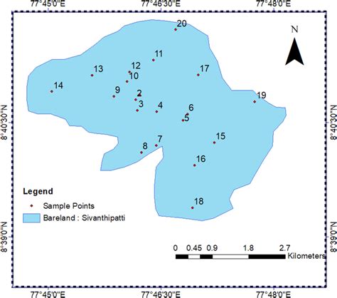 Spatial Distributions Of Sample Points Download Scientific Diagram