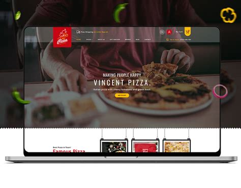 Pizza Website Page UI UX Food On Behance