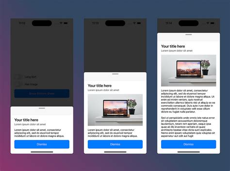 Creating A Reusable Bottom Sheet View Controller With Dynamic Content